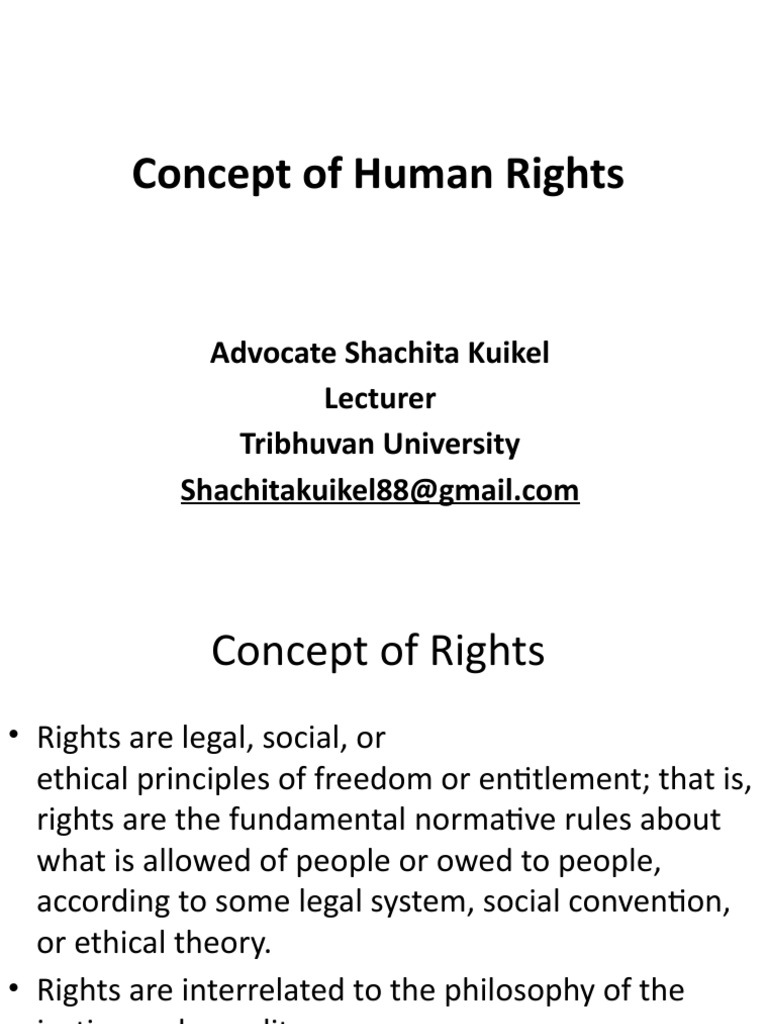 Concept of Human Rights Cpds | PDF | Rights | Human Rights
