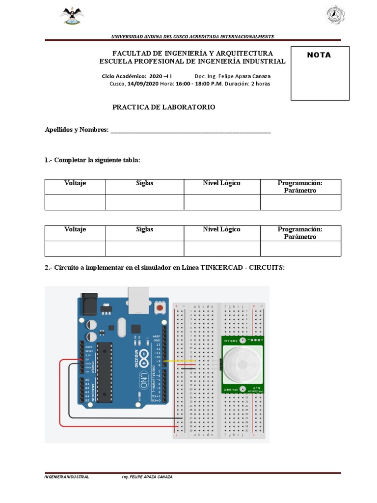 Practica 3 Laboratorio Automatizacion | PDF | Diodo emisor de luz ...