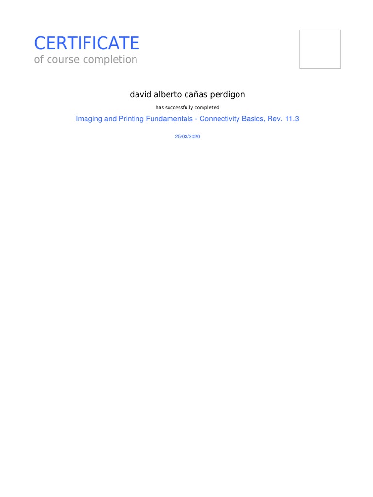 Certificate PDF | PDF