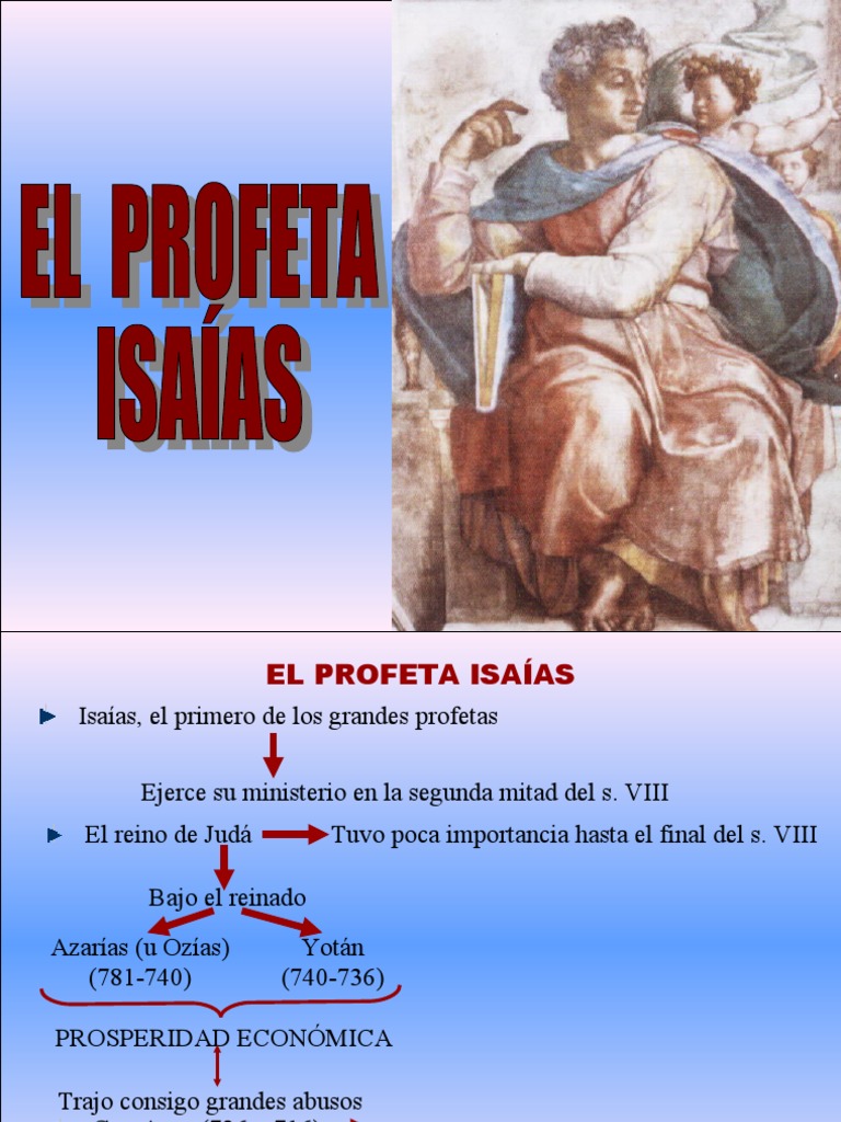 Biografía y ministerio del profeta Isaías | PDF | Isaias | Libro de Isaías