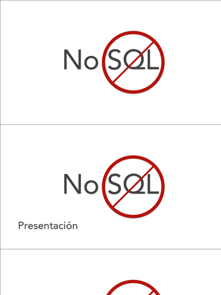 NoSQL mongoDB Presentacion | PDF | No Sql | Mongo Db NoSQL mongoDB Presentacion | PDF | No Sql | Mongo Db