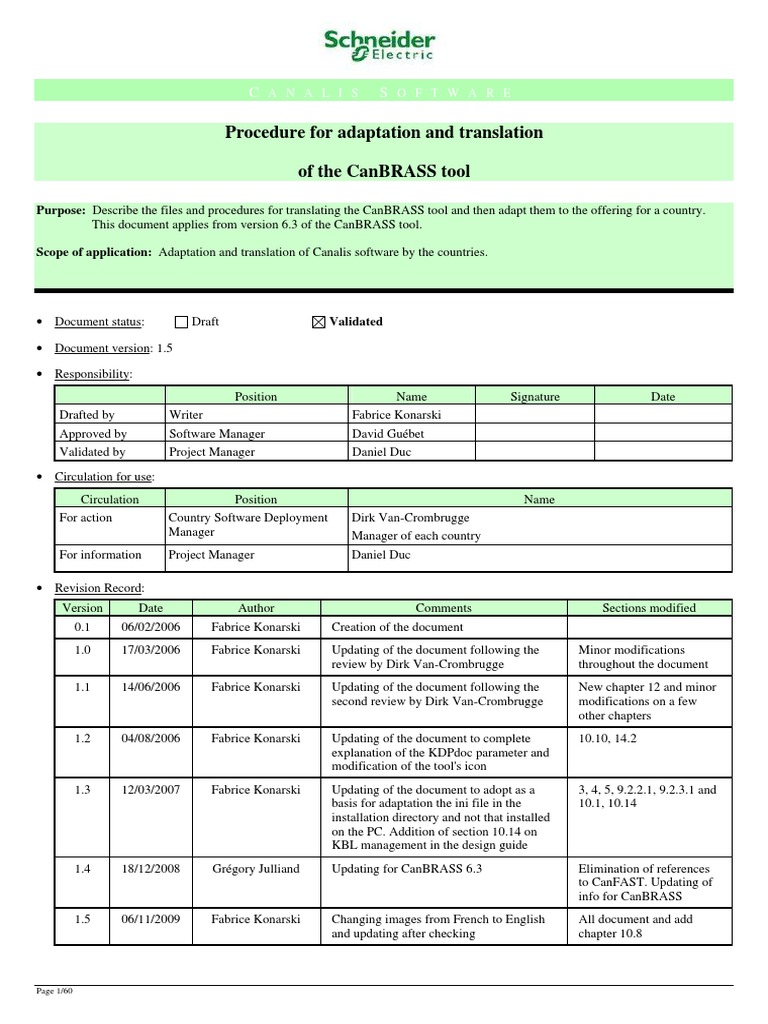 CanBRASS Tool Localization Guide | PDF | Text File | Filename