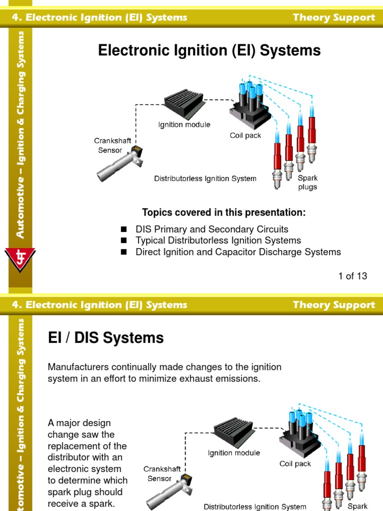 Electronic Ignition (EI) Systems Theory Support | PDF | Ignition System ...