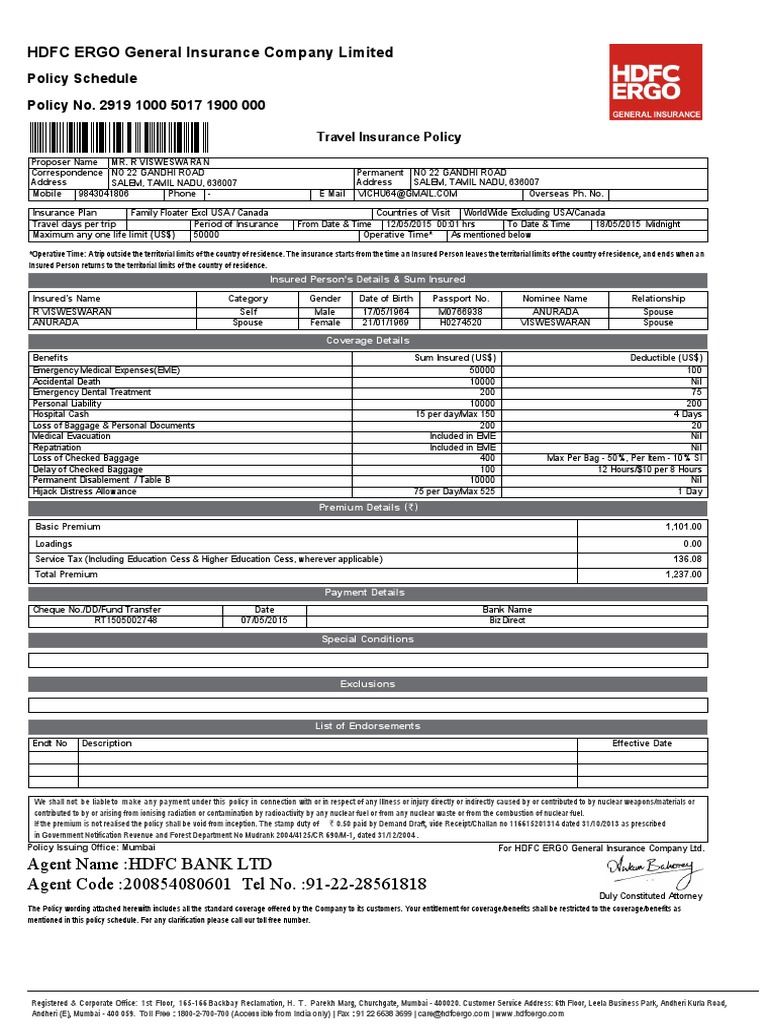Travel Insurance PDF | PDF | Insurance | Smartphone
