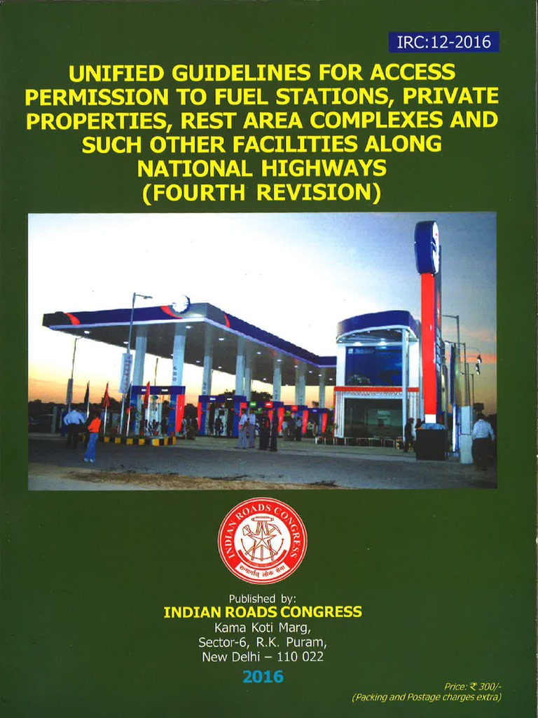 IRC-12-2016-Unified Guidelines For Access Permission To Fuel Stations ...