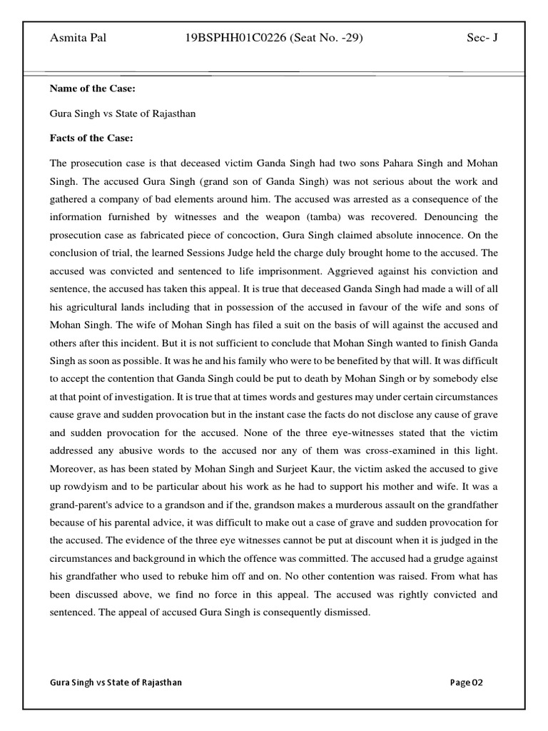 Asmita Pal Seat29 Secj PDF | PDF | Coercion | Prosecutor