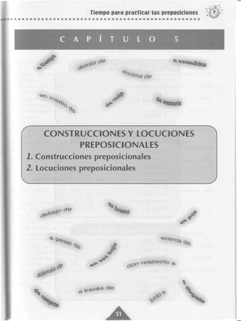 Locuciones Preposicionales | PDF