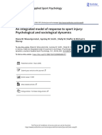 Integrated Model of Sport Injury Response | PDF | Self Efficacy ...