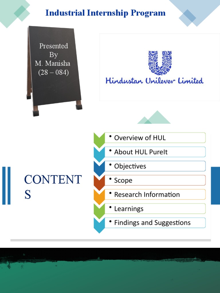 Industrial Internship Program: Presented by M. Manisha (28 - 084) | PDF ...