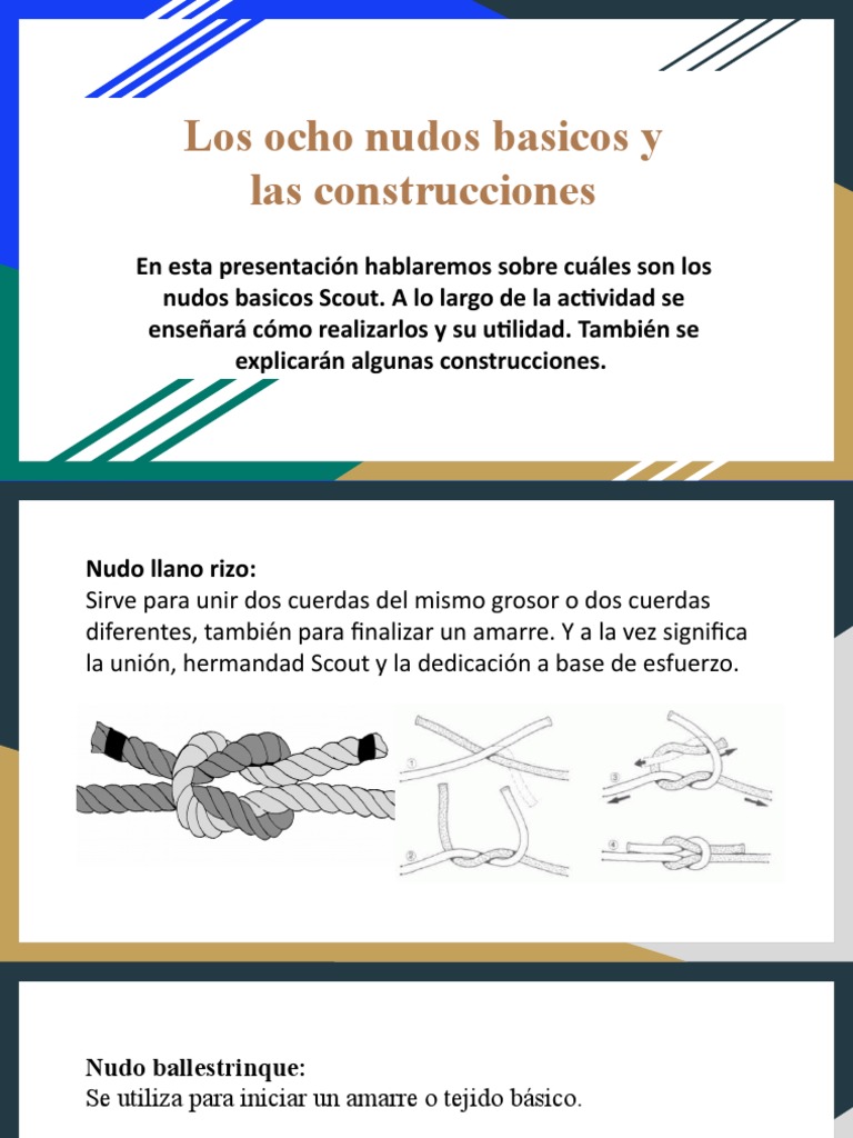 Presentación Nudos Basicos | PDF