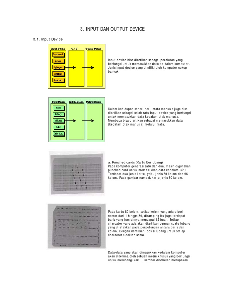 Inputoutput | PDF