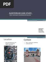 Auditorium Acoustic Design Case Study | PDF | Ceiling | Acoustics