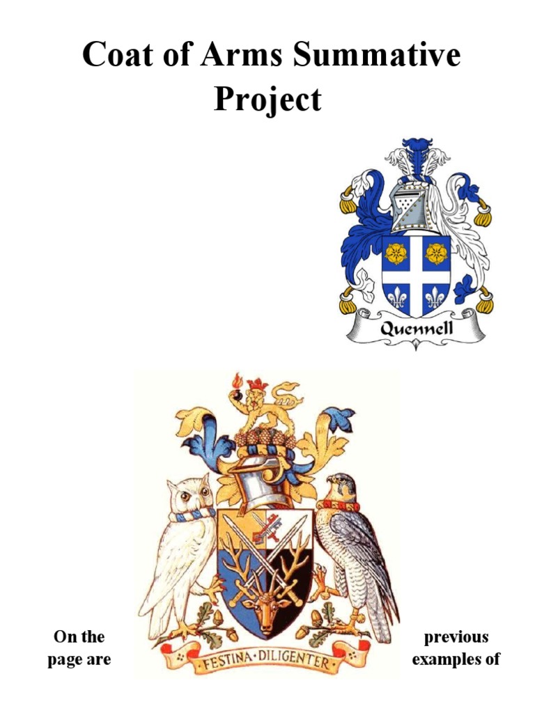 Create Your Own Coat of Arms Project | PDF