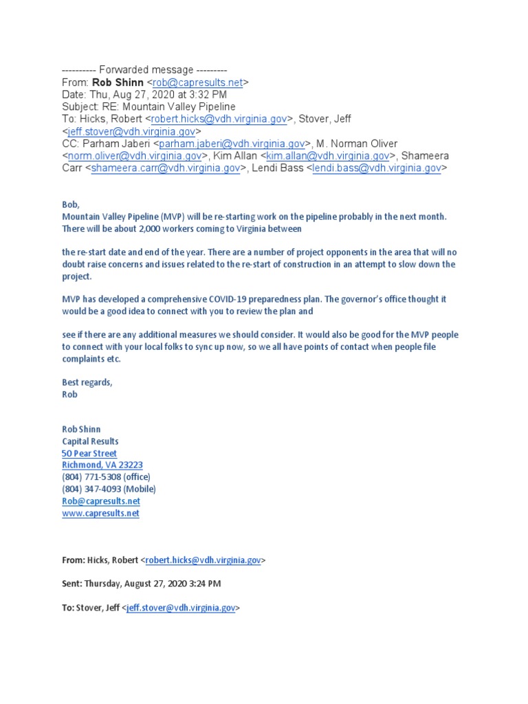 Shameera Carr Emails | PDF