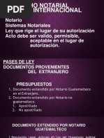 PROTOCOLIZACIÓN DE UN DOCUMENTO AUTORIZADO Y PROVENIENTE DEL EXTRANJERO, Propio | PDF ...