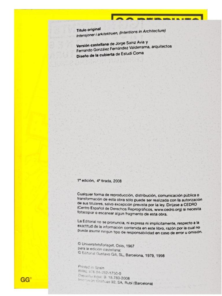Intenciones en Arquitectura | PDF | Teoría | Percepción