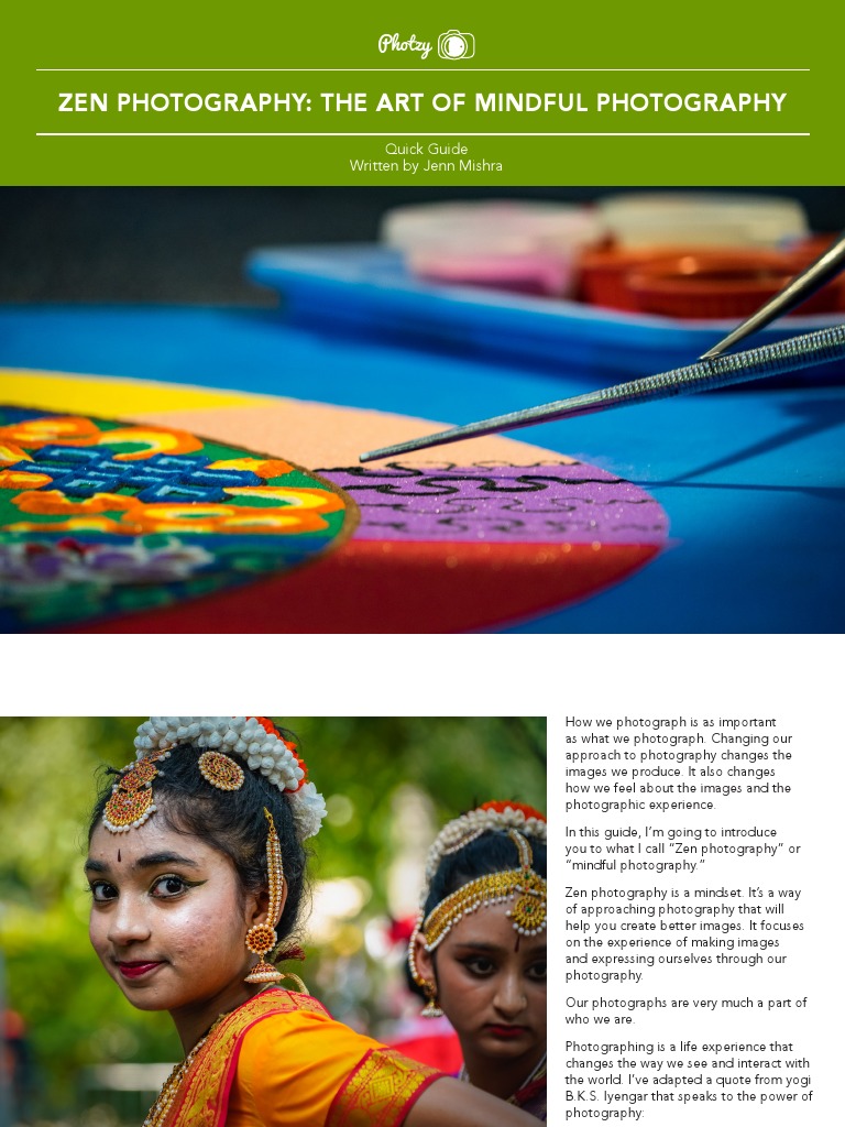 Zen Photography: The Art of Mindful Photography: Photzy | PDF ...