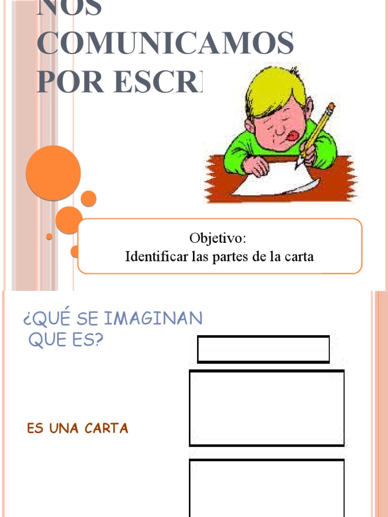 Partes de La Carta 2° | PDF