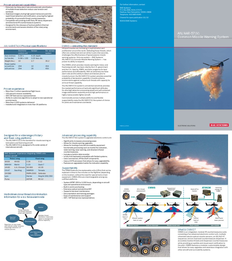 Common Missile Warning System | PDF | Military Technology | Aviation