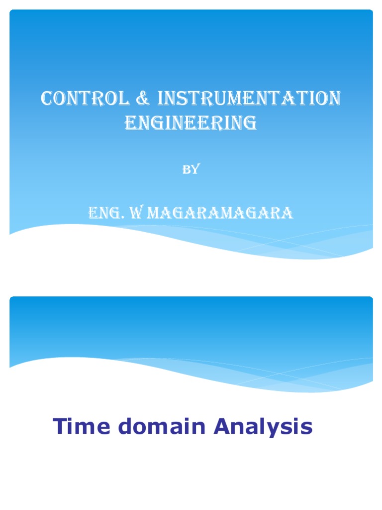 Control & Instrumentation Overview PDF | PDF | Control Theory | Systems Theory