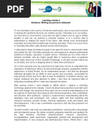 Biomedical Science Personal Statement | PDF | Expert | Laboratories