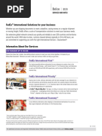 FedEx New Tariff 2025 | PDF | Payments | Freight Transport