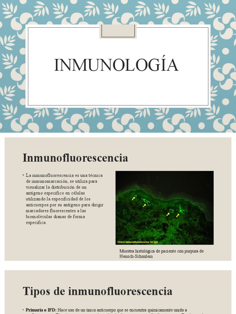 Inmunofluorescencia | PDF | Inmunofluorescencia | Inmunología