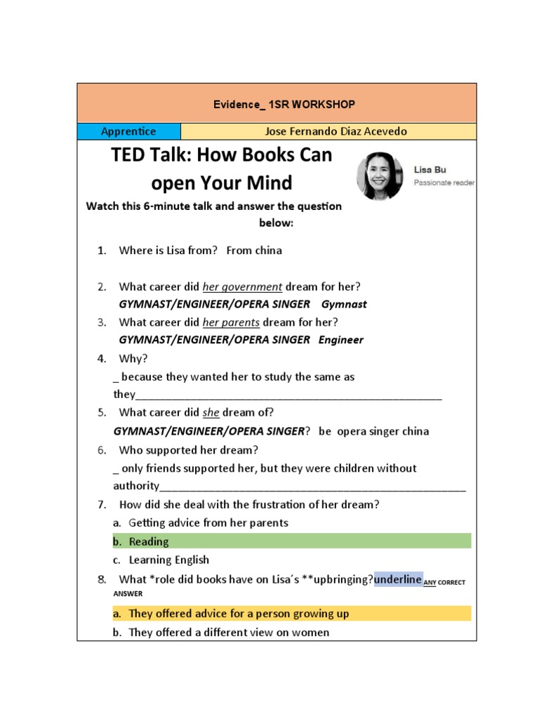TED Talk: How Books Can Open Your Mind: Watch This 6-Minute Talk and ...