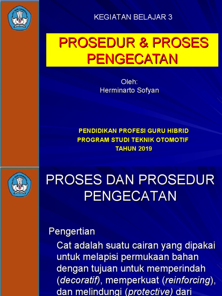 KB 3 Modul Metode Dan Proses Pengecatan-Revisi | PDF