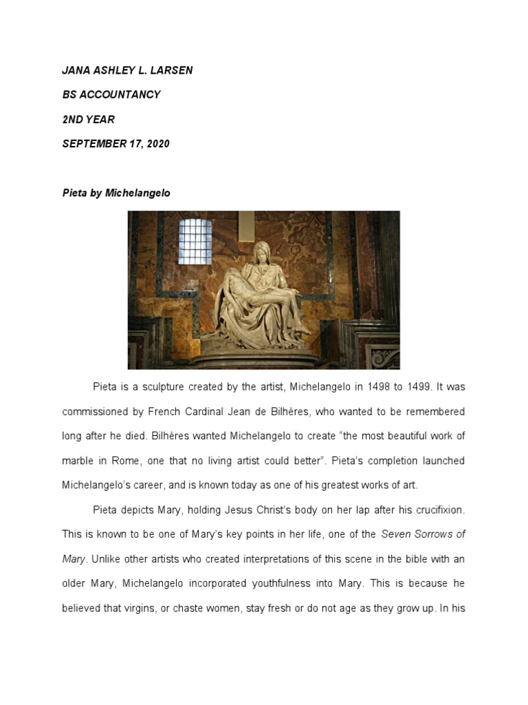 Thinking Critically | PDF | Michelangelo | Sculpture