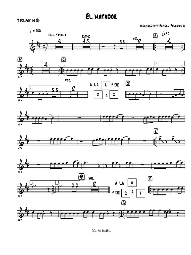 El Matador - Trumpet in BB | PDF