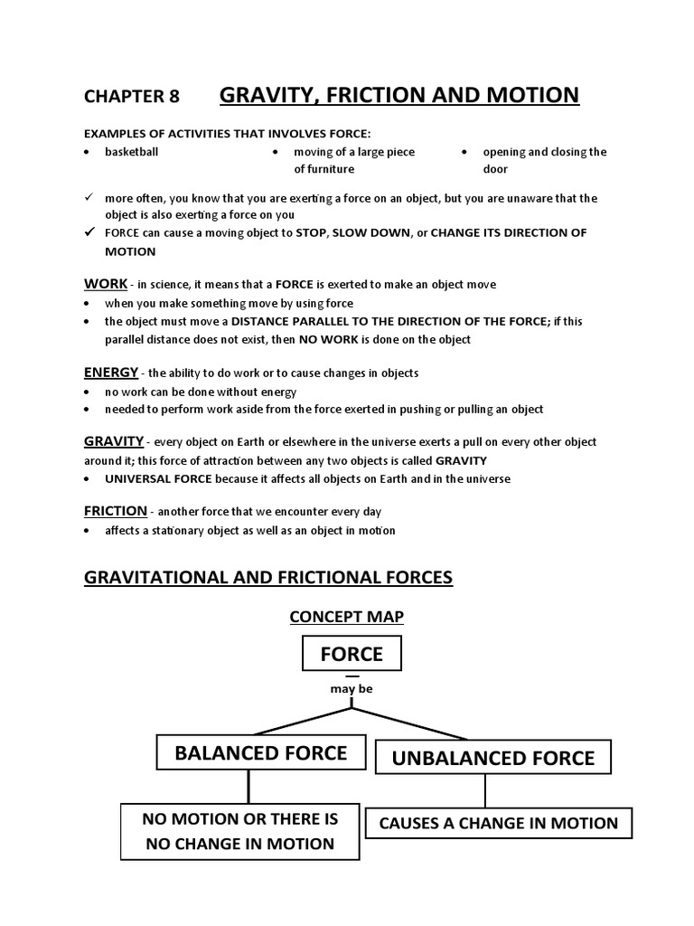 Science - Pointers To Review - 3Q | PDF | Friction | Lever