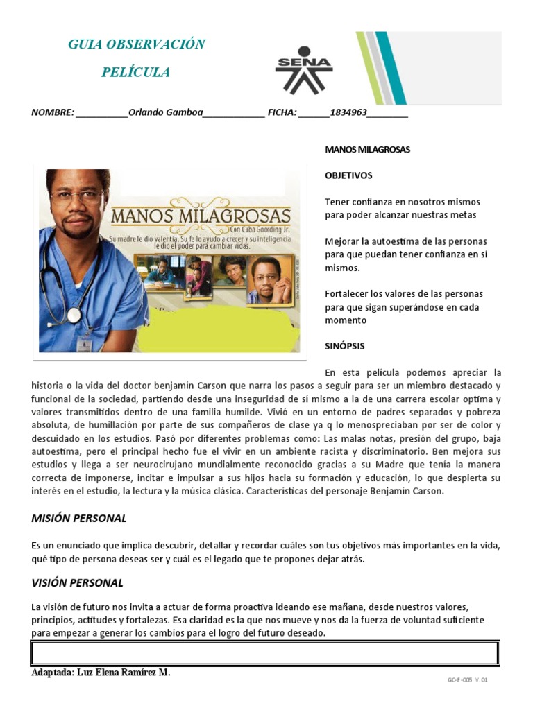 Ben Carson: Superación y Confianza | PDF | Ben Carson | Autoestima