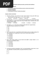 Contoh Soal Permutasi Siklis 1 | PDF