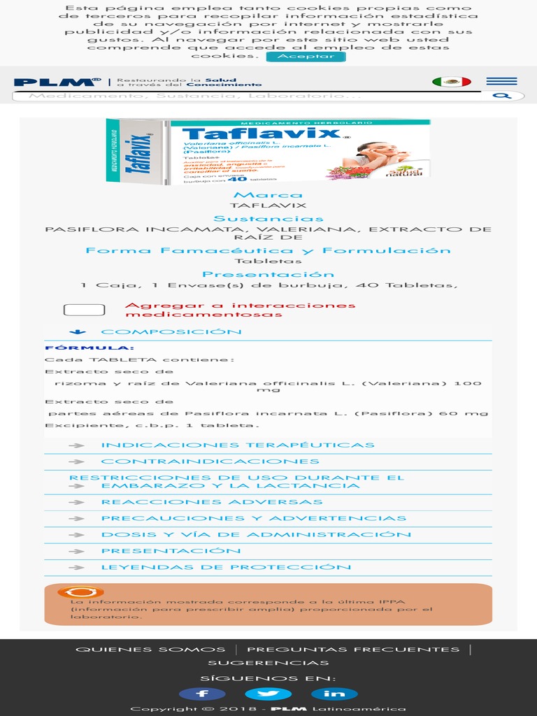 Taflavix - PLM | PDF