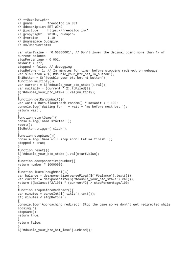 Freebitco - in Script | PDF | Teaching Mathematics