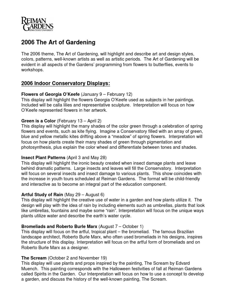 Art of Gardening | PDF | Flowers | Gardens