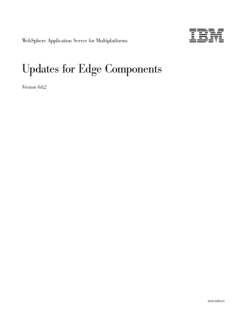 Updates For Edge Components | PDF | Transport Layer Security | I Pv6