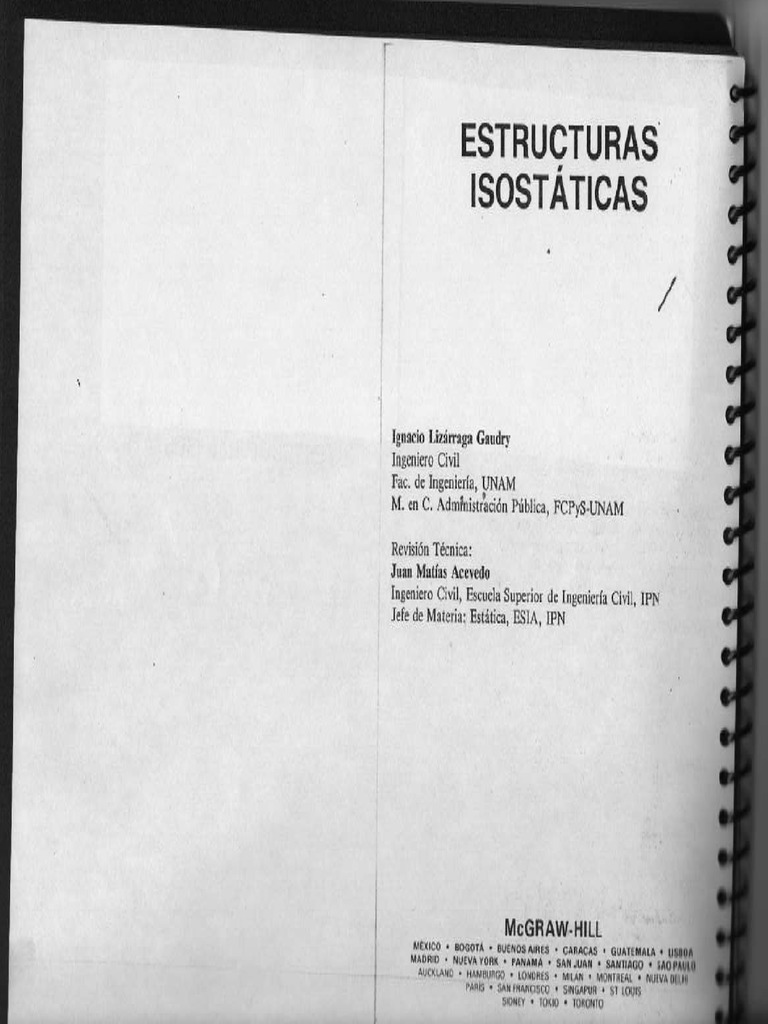 Estructuras Isostaticas LIBRO Ing Lizarraga PDF | PDF