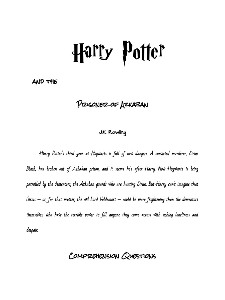 MODULE Harry Potter and The Prisoner of Azkaban | PDF | Harry Potter ...
