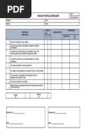 Check List Pulidor | PDF | Informática y tecnología de la información