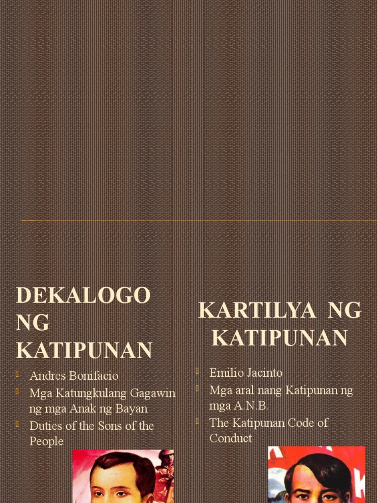 Dekalogo, Kartilya at Fray Botod | PDF
