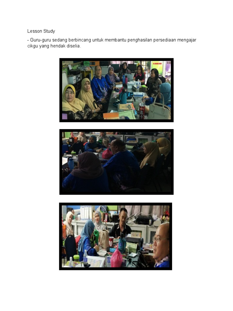 Gambar Lesson Study Kitaran 1 | PDF