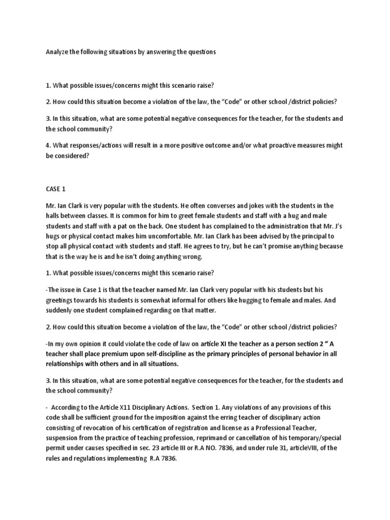 Case Study | PDF | Teachers | Government