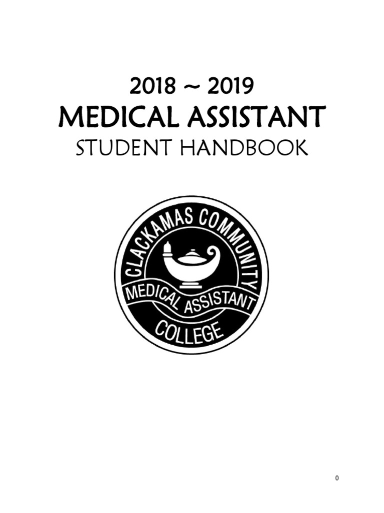2018 2019 Student Handbook: Medical Assistant | PDF | Medicine | Health ...