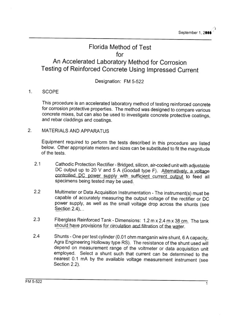 FM5-522 - 2000 - Florida Method of Test For An Accelerated Laboratory ...