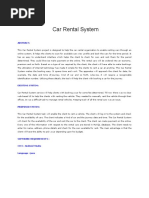 Car Rental System | PDF
