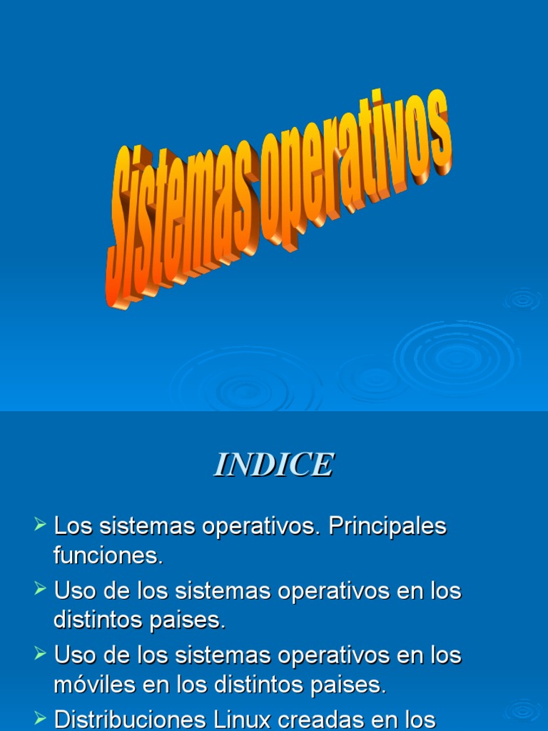 Sistemas Operativos-Pablo | PDF | Distribución de Linux | Microsoft Windows