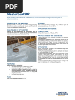 02.masteremaco N 907 Tds | PDF | Concrete | Mortar (Masonry)