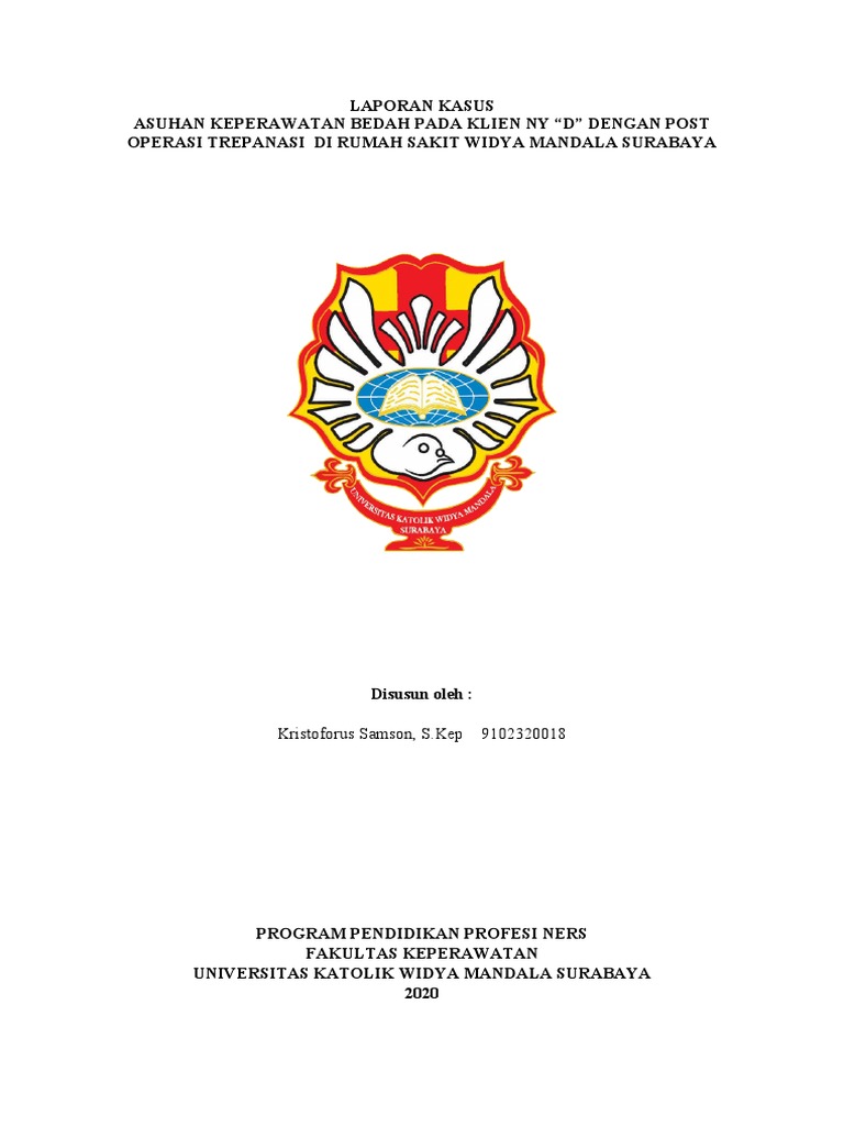 Asuhan Keperawatan Bedah Pada Pasien Post Op Trepanasi | PDF